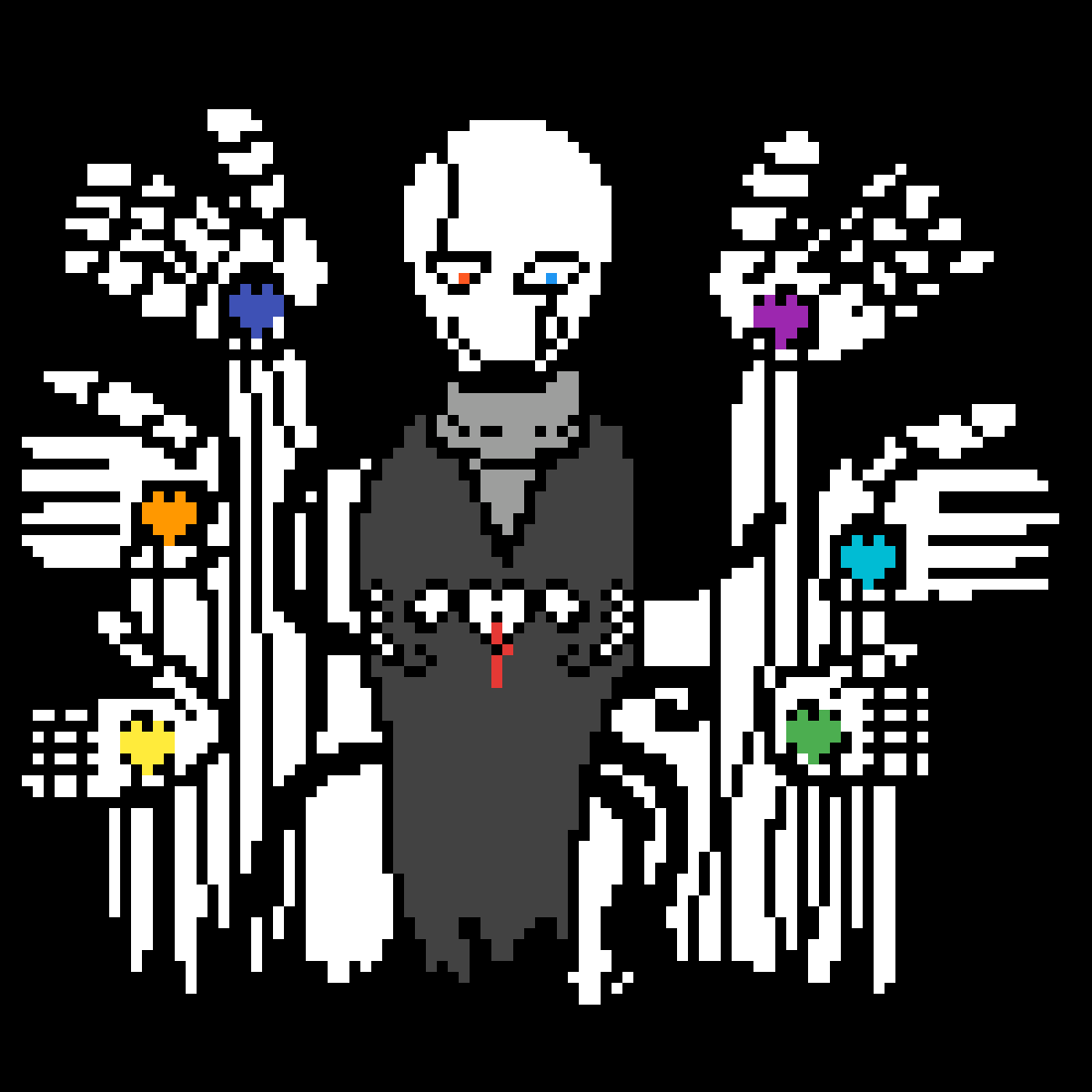Pixilart - gaster full power by zulma357
