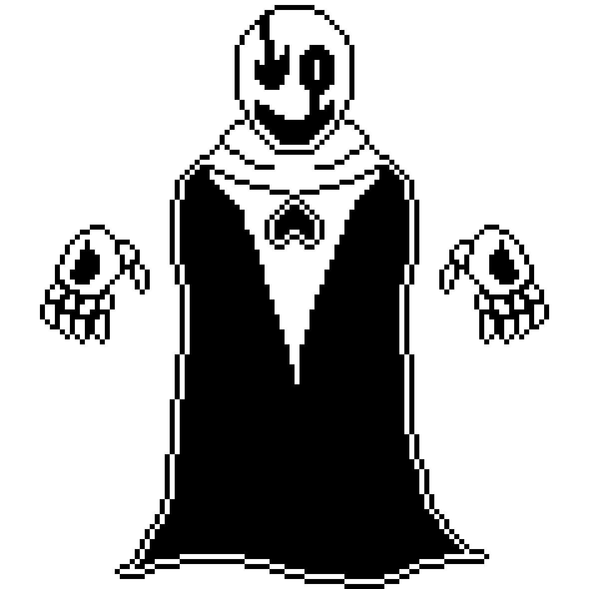 Pixilart - gaster by random4rtist87