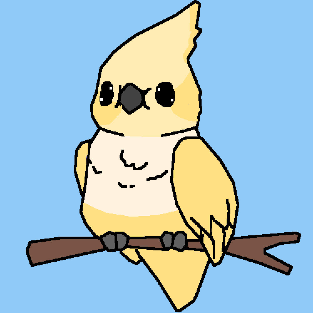 Pixilart - Cutest bird base EVER ari by Alma-Amaris