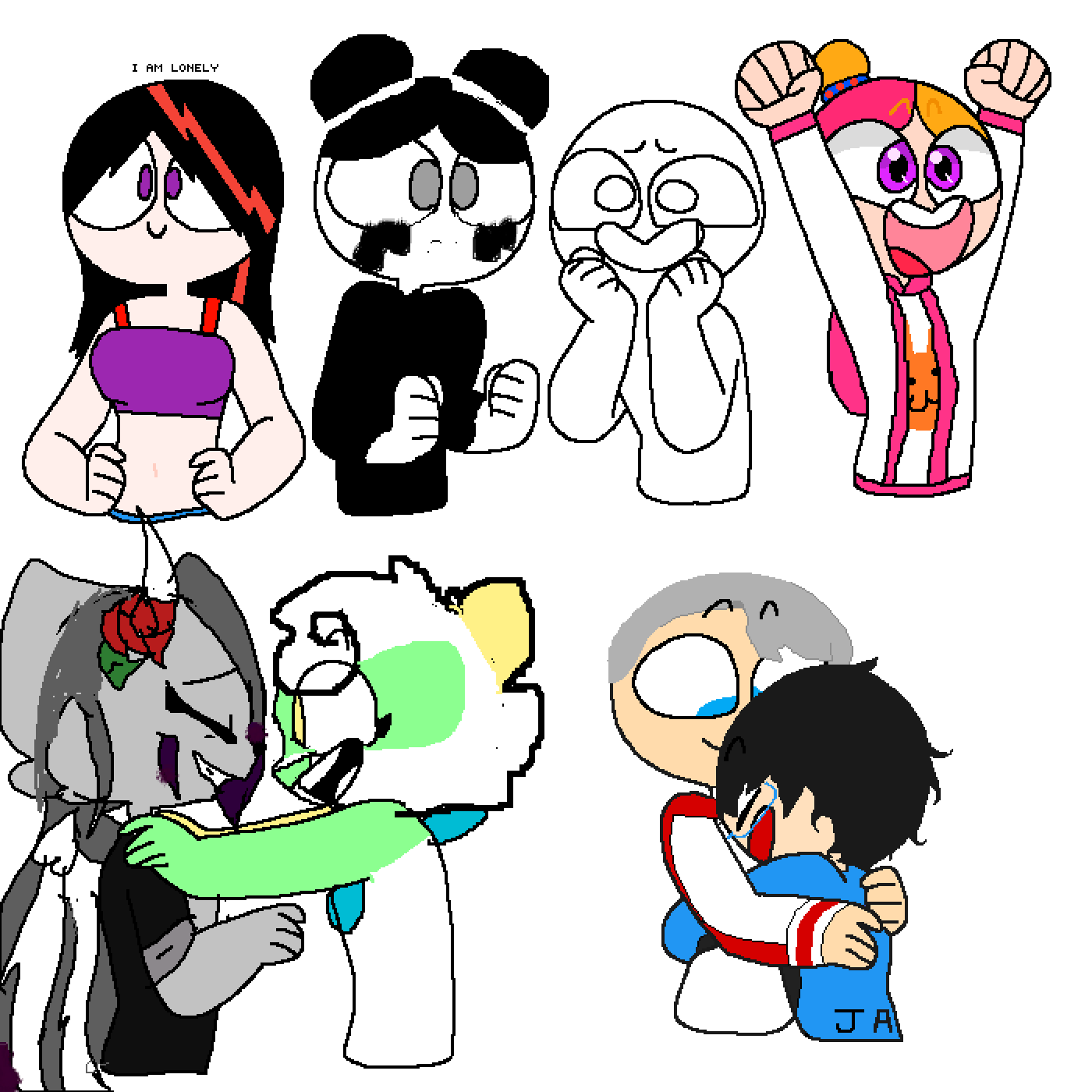 Pixilart - colabe by giv3miarawrxD