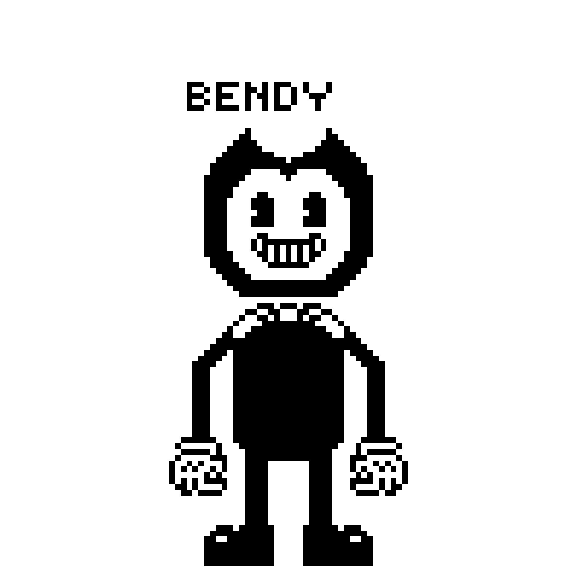 Pixilart - Bendy (remade) dancing animation by lordcavespider
