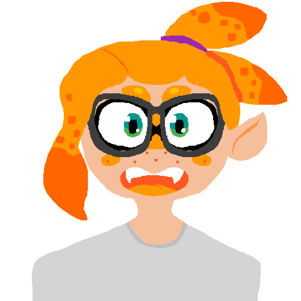 Pixilart - Just A Orange Inkling Boy by JustUnknown