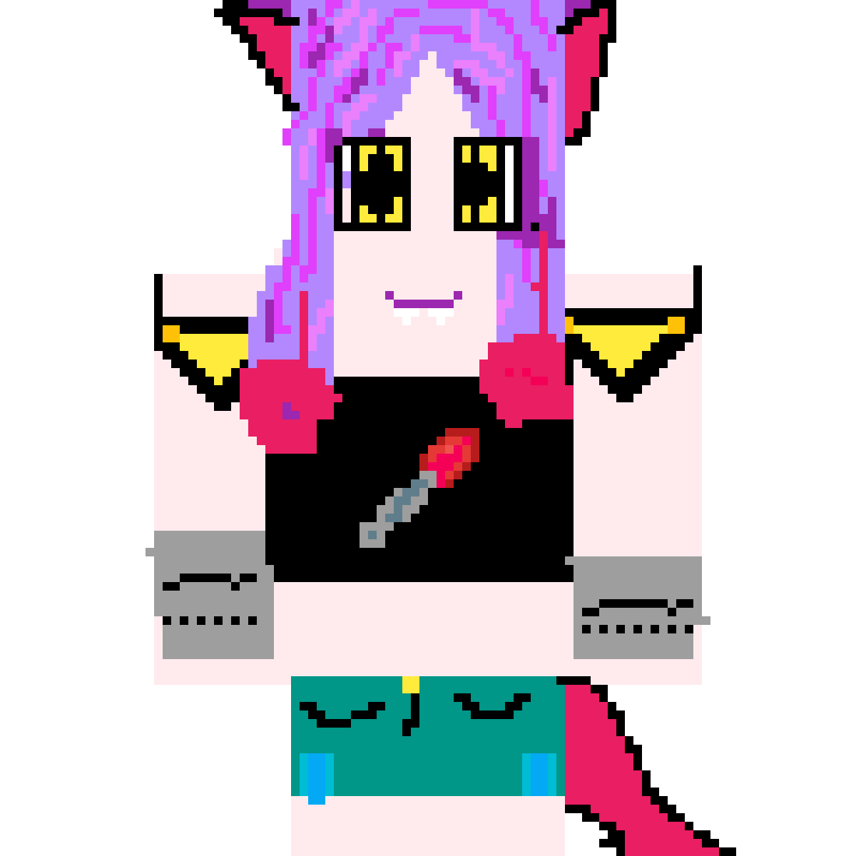Pixilart - minecraft wolf by todoxdeku