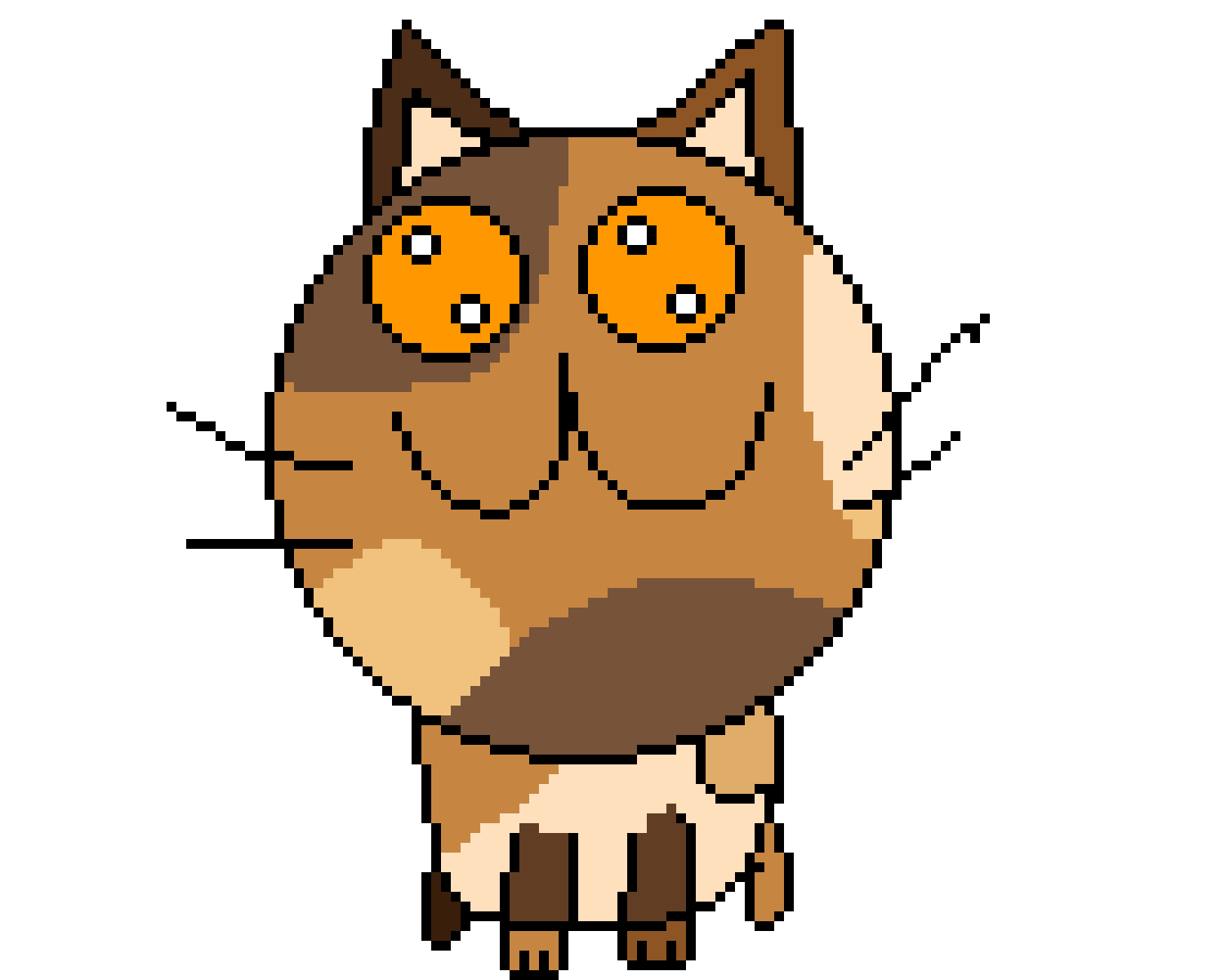 Pixilart - The cat by Anonymous