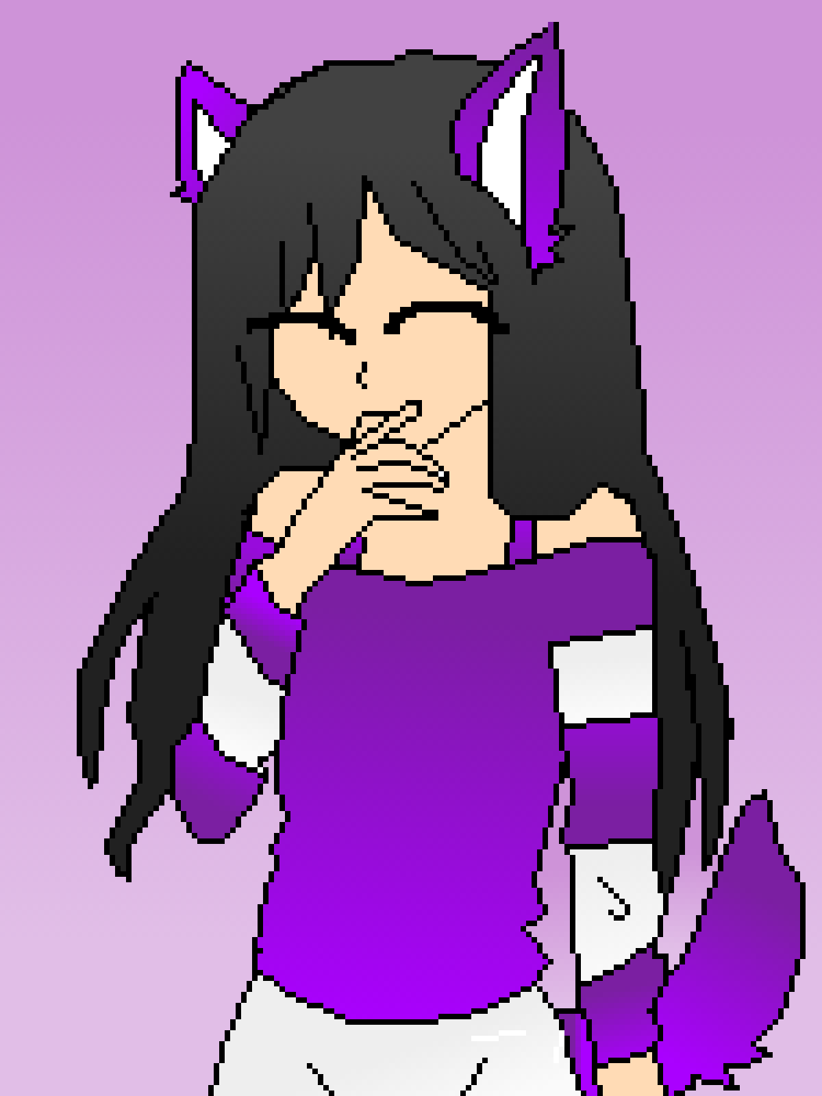 Pixilart - Aphmau Werewolf by DraconiteDragon