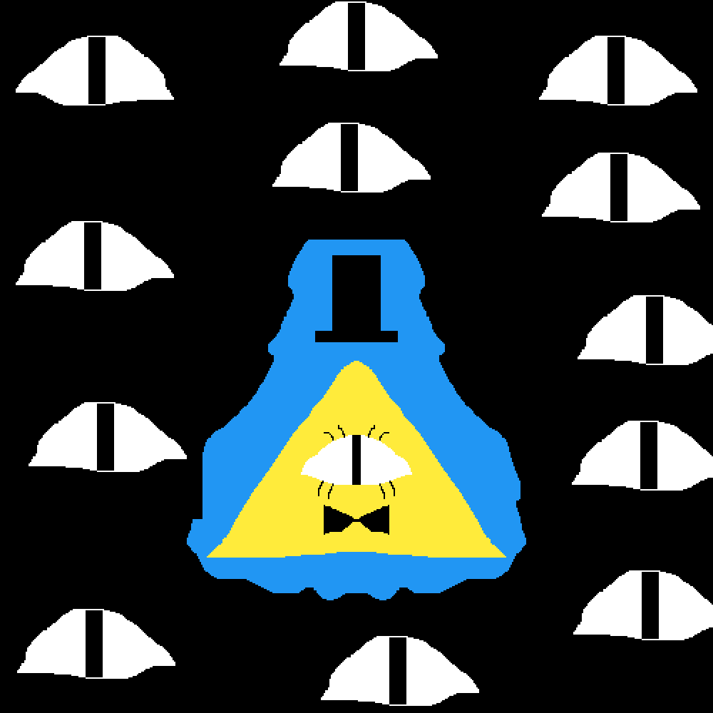 Pixilart - bill cipher is all was watching. by ladybugkat00
