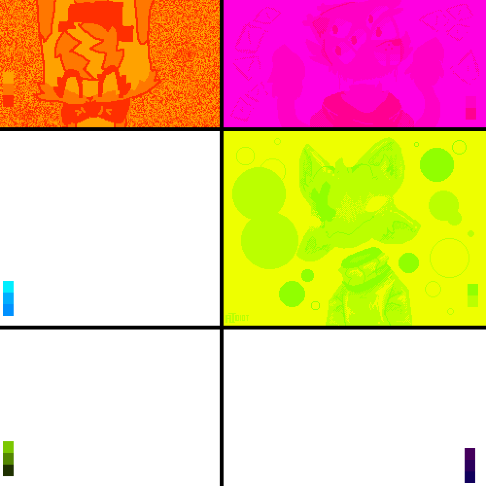 Pixilart - Bright Colour Collab! by AestheticIdiot