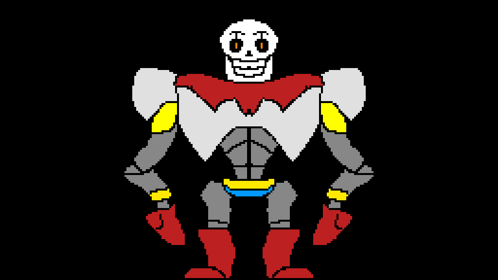 Pixilart - Robo Papyrus Sprite by TacitYapper9