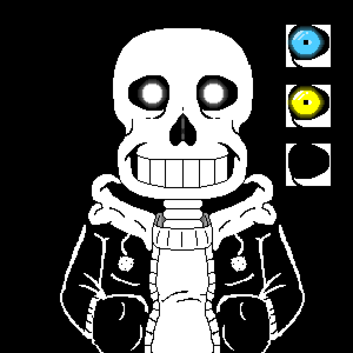 Pixilart - Sans with a lot of pixels by Underverseink1