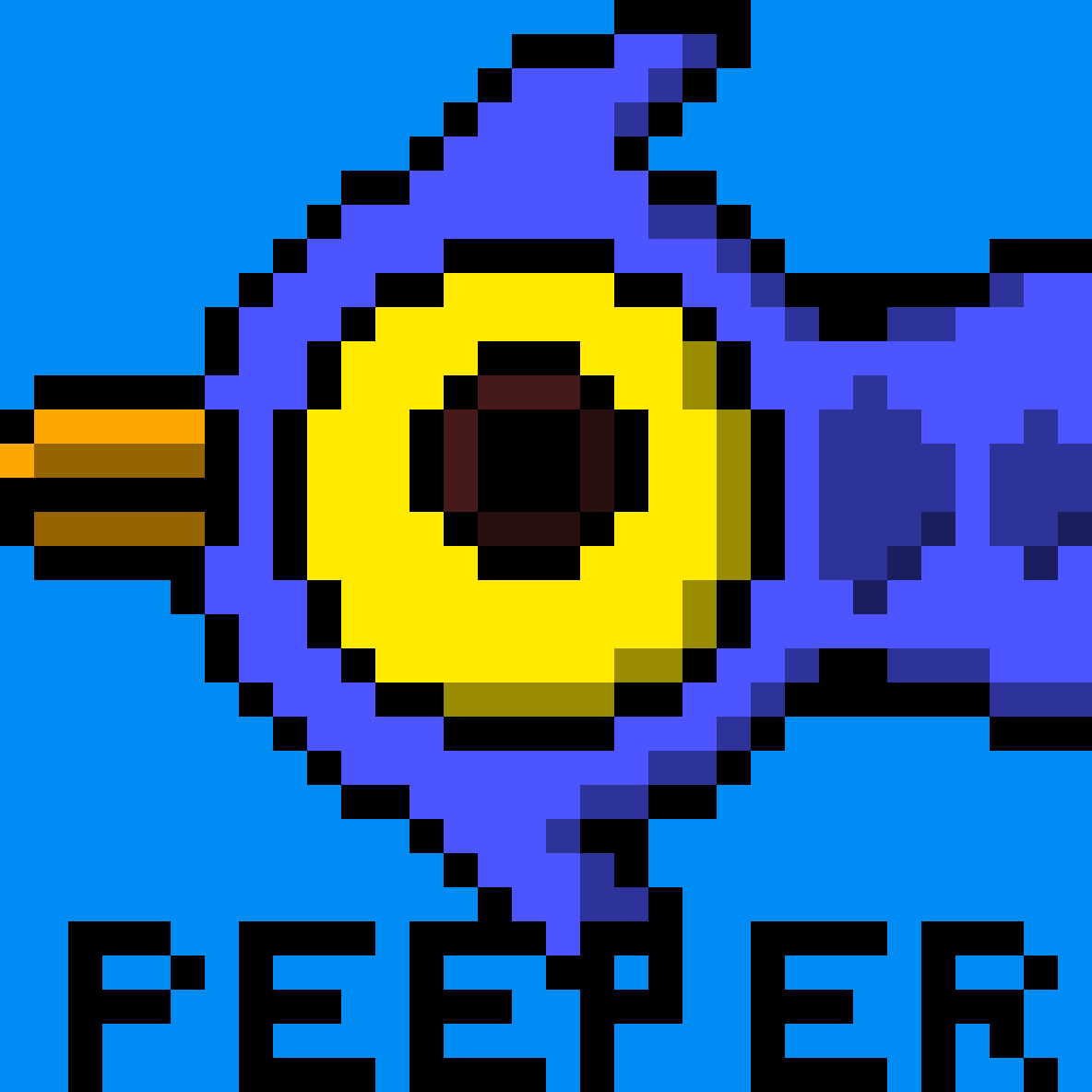 Pixilart - peeper by Blackcreeper