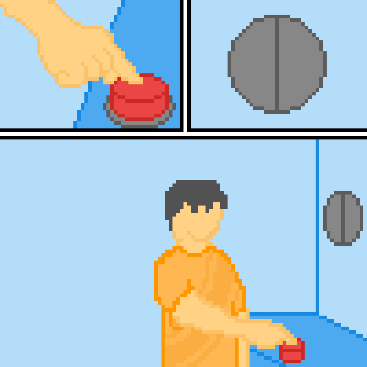 Pixilart - !!! punch !!! by pog2