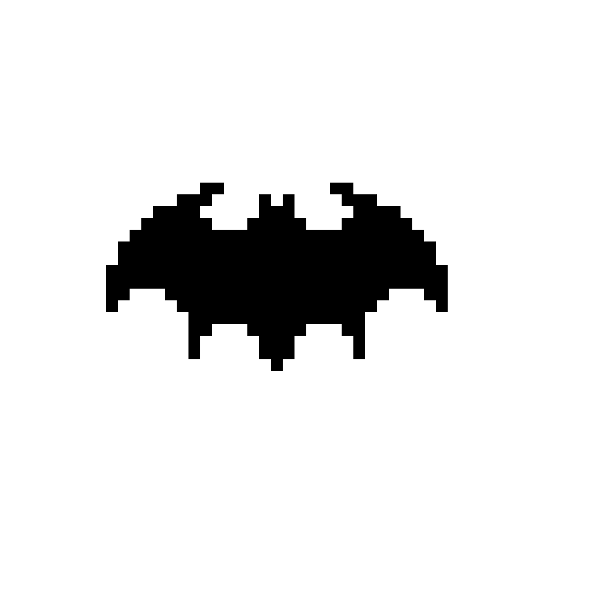 Editing The Bat Symbol - Free online pixel art drawing tool - Pixilart