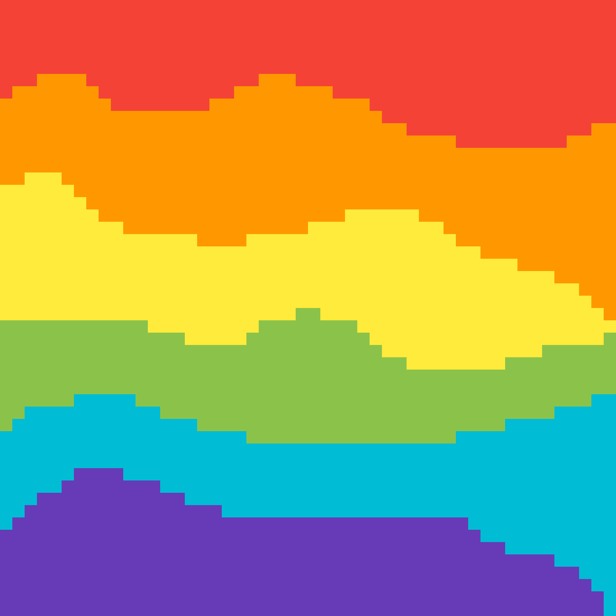 Pixilart - Rainbow by BeepBoopBopBop