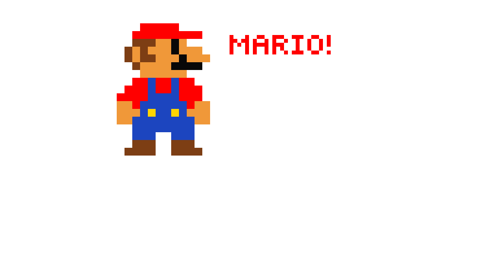Editing Mario! - Free online pixel art drawing tool - Pixilart