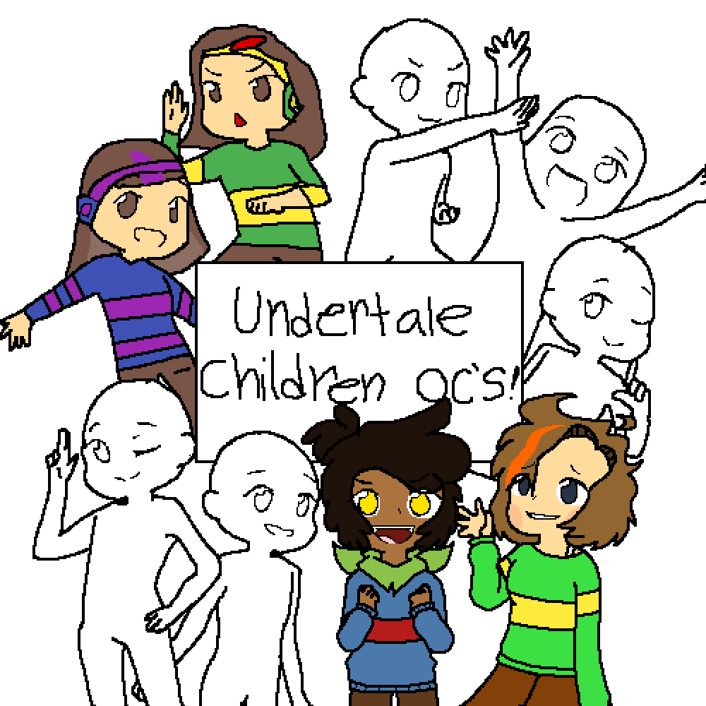 Editing new ocs - Free online pixel art drawing tool - Pixilart