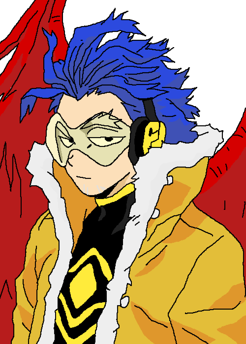Pixilart - hawks X y/n by shota-aizawa