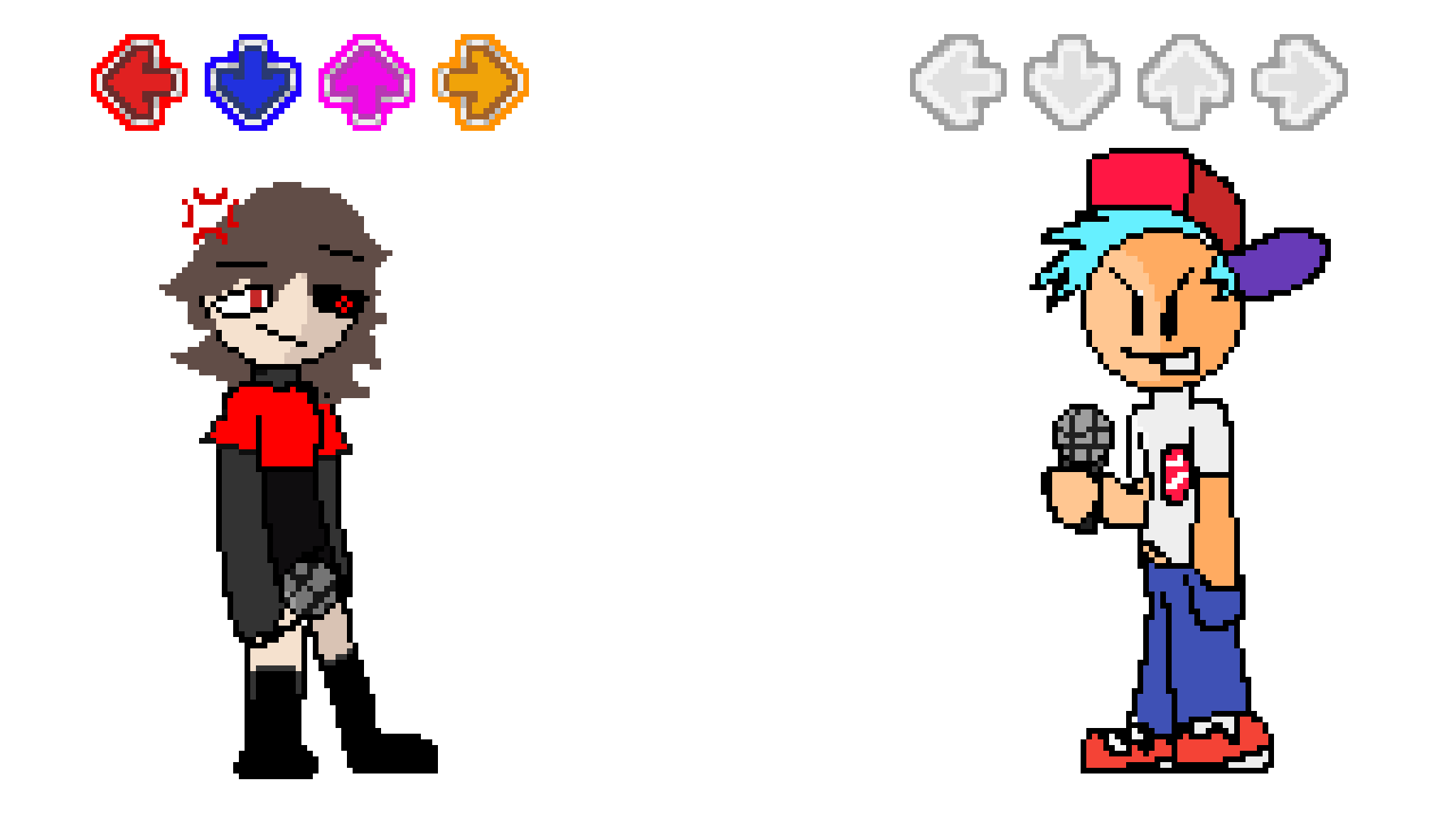 Pixilart - FNF bf by FaddyAzangli