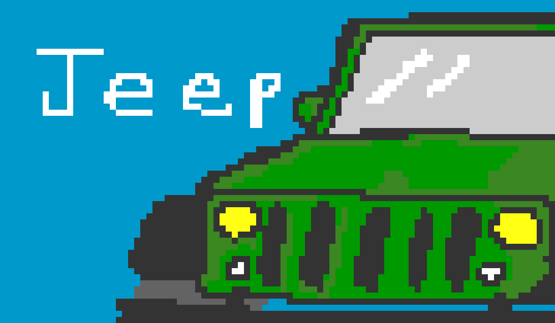 Pixilart - Jeep by Pixilart