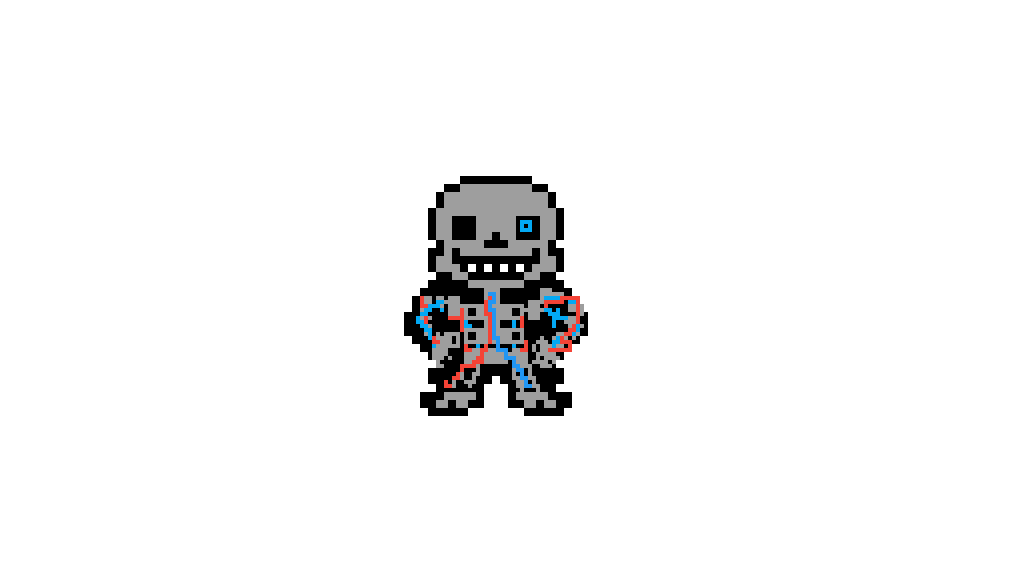 Pixilart - sans the endoskeleton by Raultist