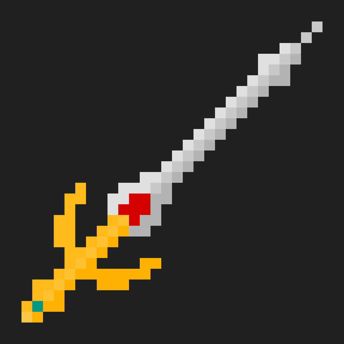 Pixilart - Falchion by dot
