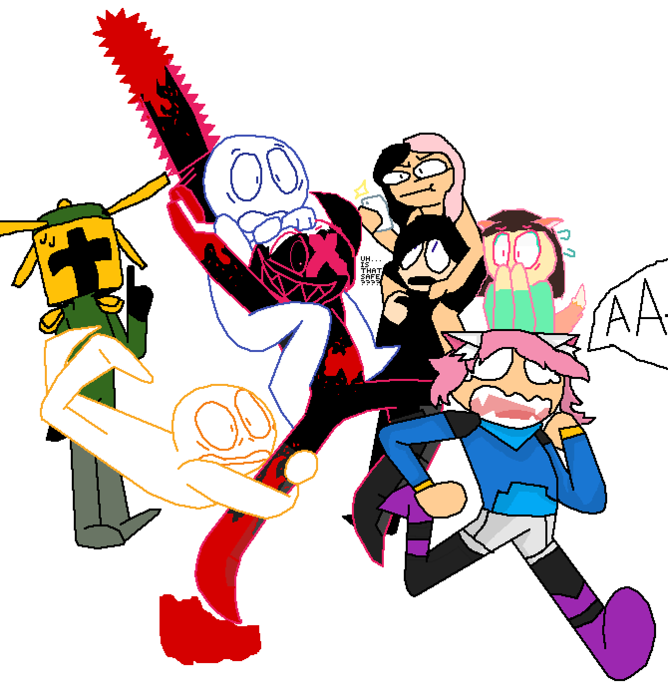 Pixilart - insane corruption by corrupt-devil