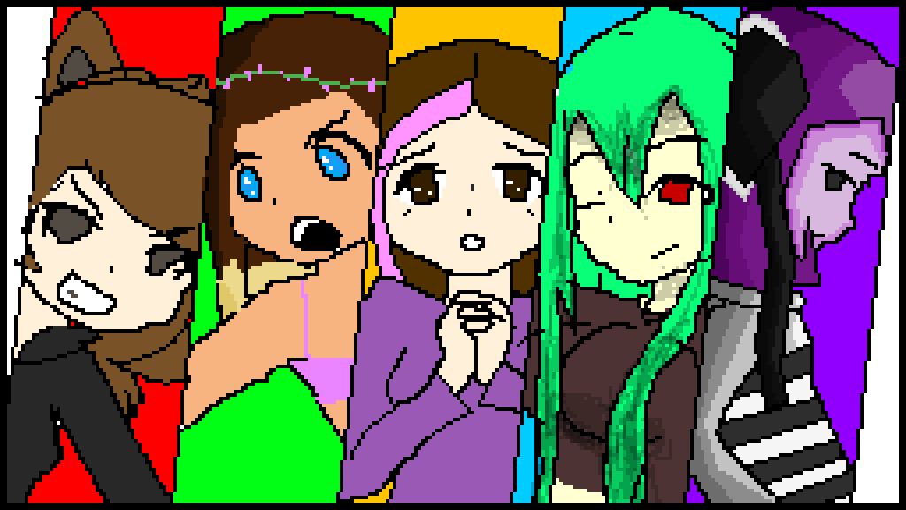 Pixilart - Anime combo by LadyPixelLover