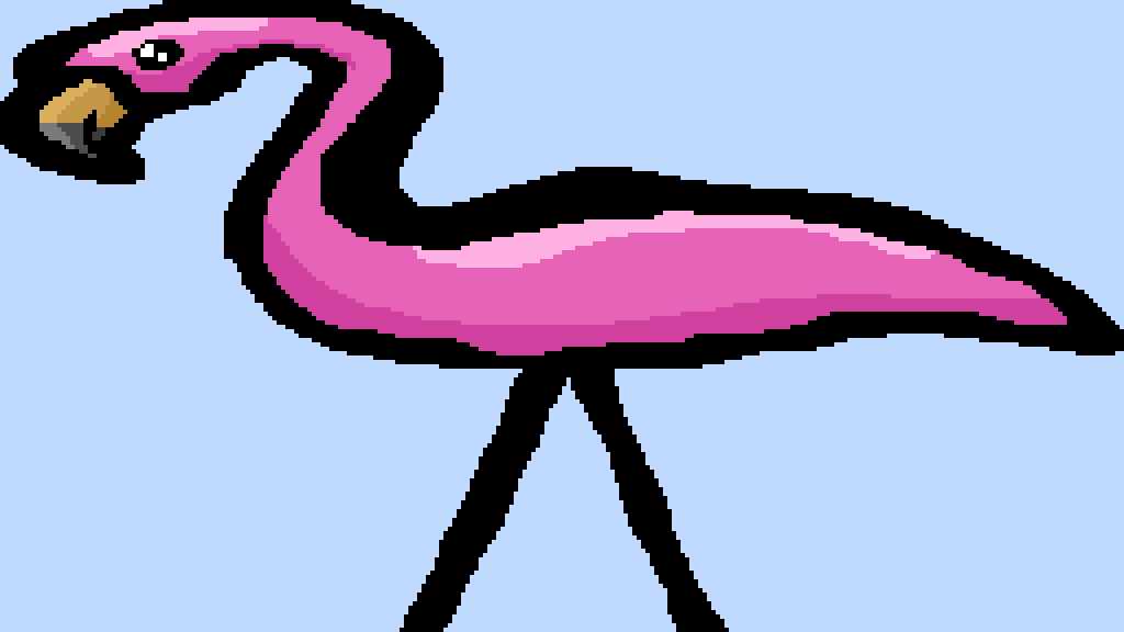 Editing Flamingo - Free online pixel art drawing tool - Pixilart