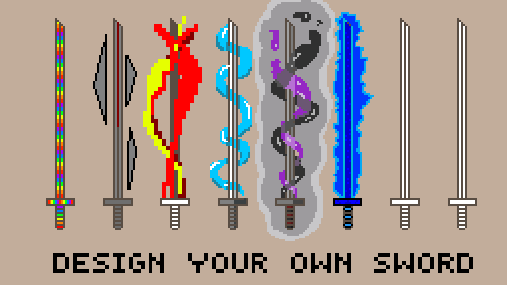 Editing DESIGN YOUR OWN SWORD! Collab - Free online pixel art drawing ...