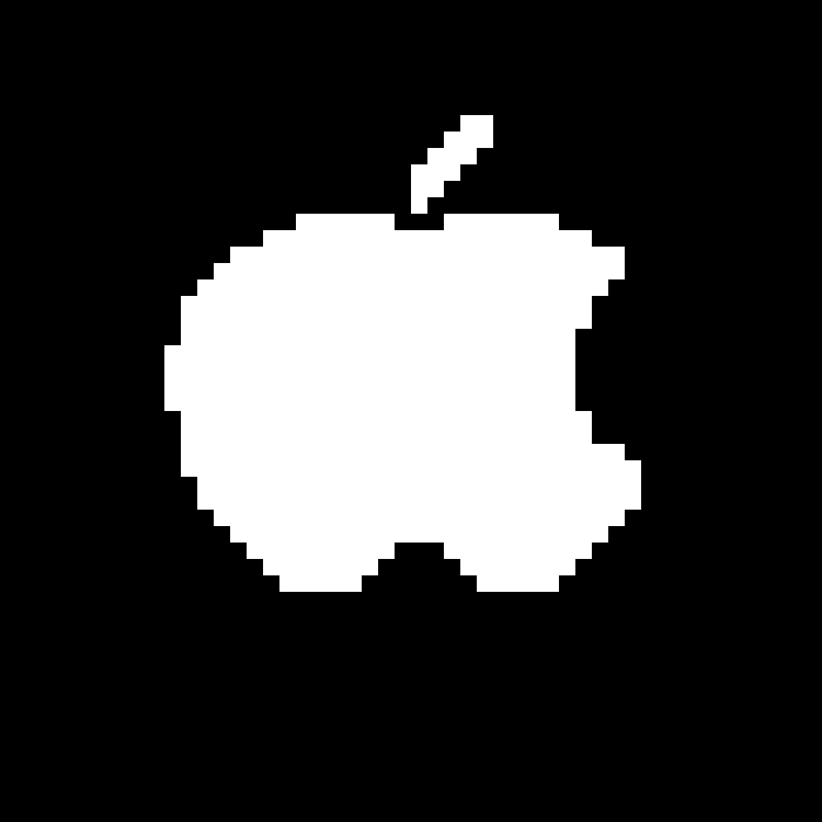 Pixilart - Apple Logo by Phoenix101