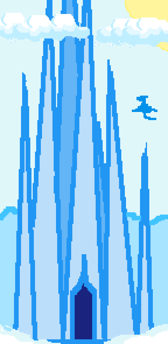 Pixilart - ice wing palace by elcthefirst