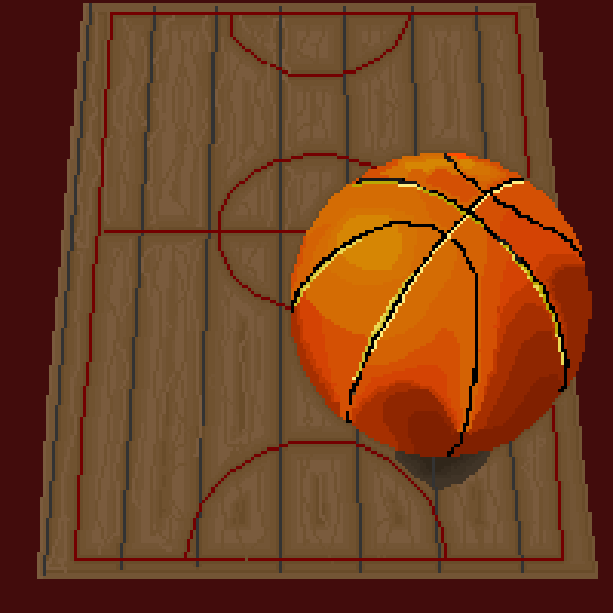 Pixilart - Basketball by Moontasia