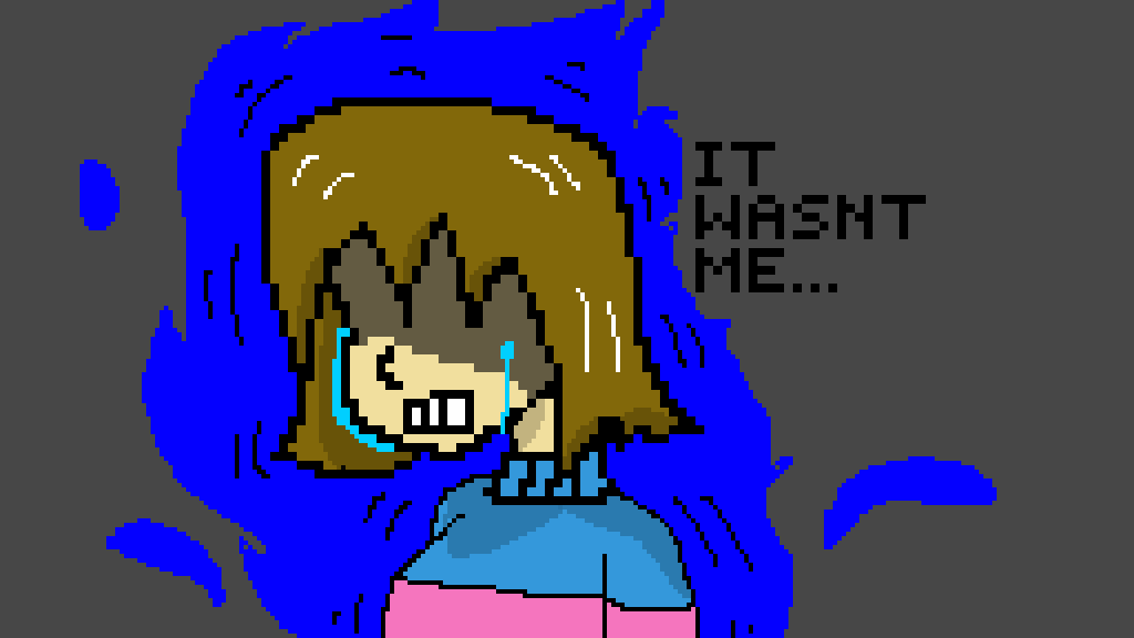 Pixilart - genocide frisk. by UNDERTALEFAM