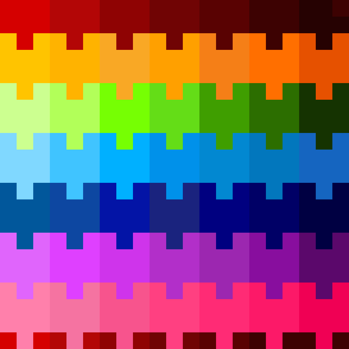 Pixilart - Rainbow Scale Pattern by DeltaCentauri