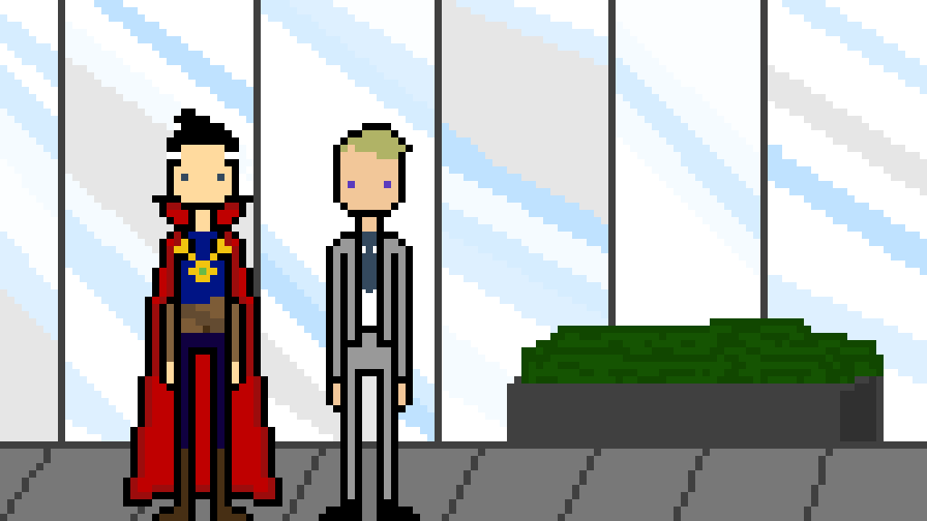 Pixilart - Dr. Strange and Everett Ross by jawnnnnnnnnn