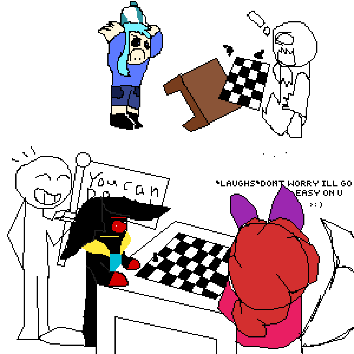 Editing checkers - Free online pixel art drawing tool - Pixilart