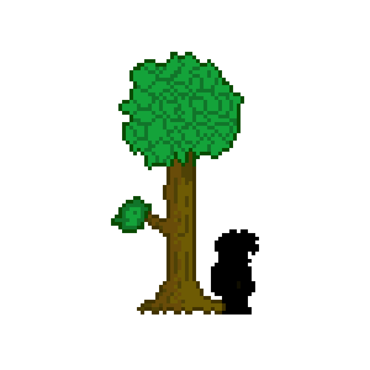 Pixilart - Guide Behind Tree by ANGRYKIRBACHU98