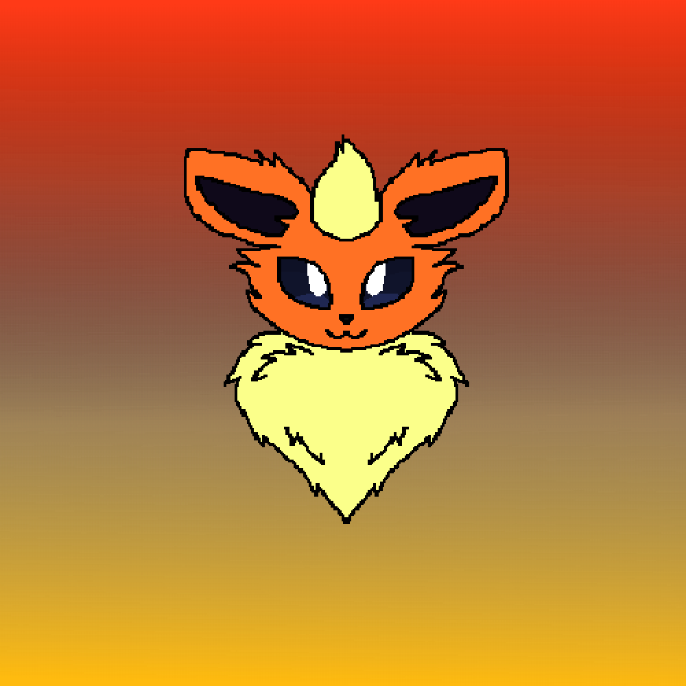 Pixilart - Flareon by CUTEkittenGIRL