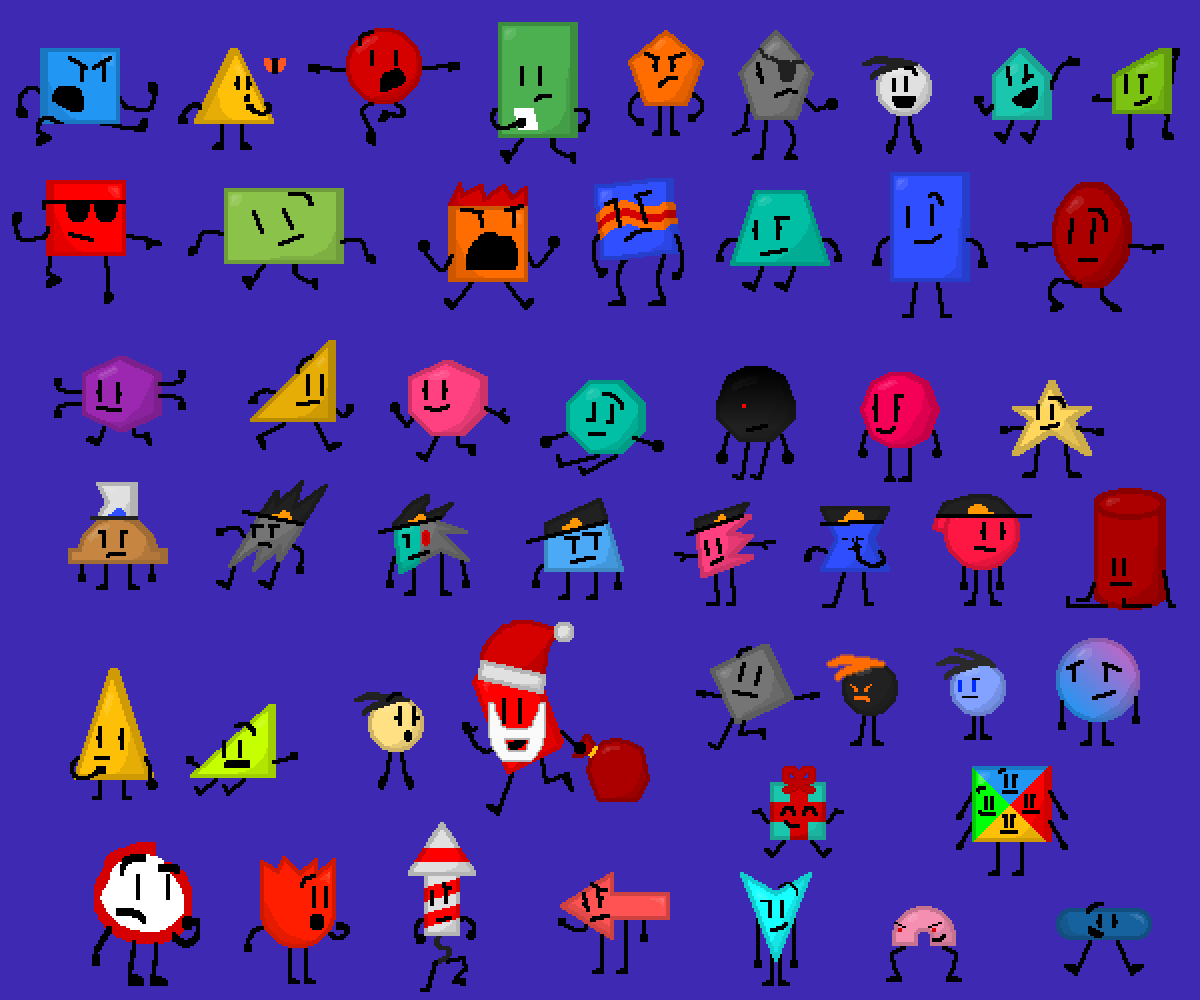 Pixilart - ALL Bloki Characters V3 by BrobieDrawings
