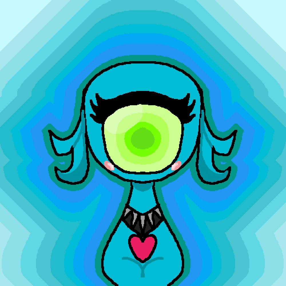 Pixilart - Aster the eye OC by DragonsBreath