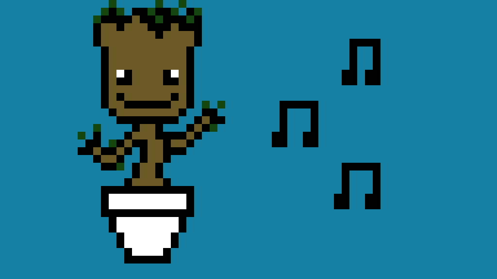 Pixilart - Baby Groot by Coin