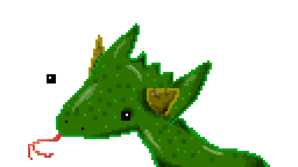 Pixilart - small dragon by scurvy