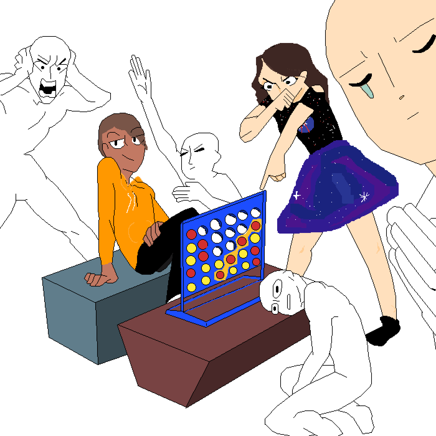 Editing connect 4 - Free online pixel art drawing tool - Pixilart