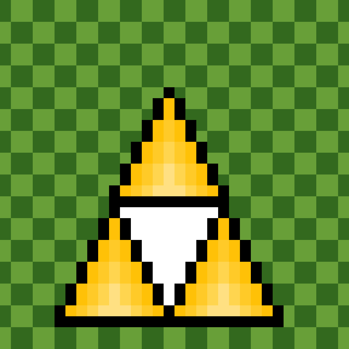 Zelda Triforce Pixel Art The Legend Of Zelda Triforce Free Perler