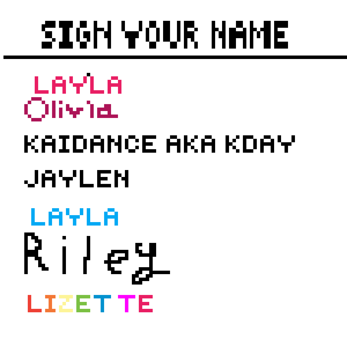 Edición sign your name - Herramienta gratuita de dibujo en línea de ...