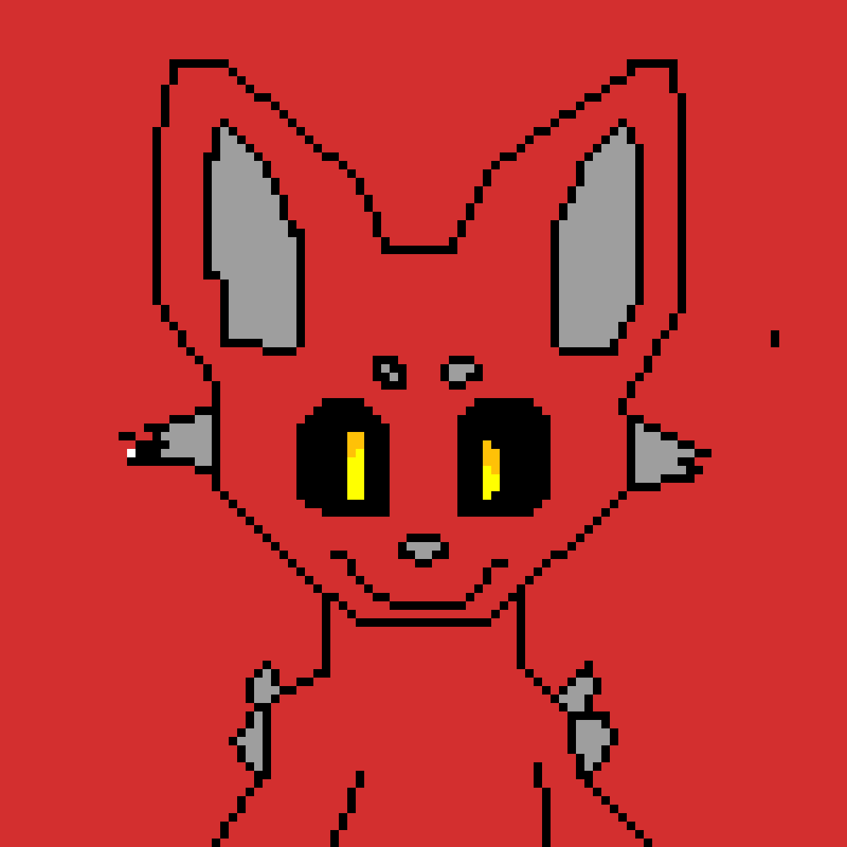 Editing foxy exe to cute foxy exe - Free online pixel art drawing tool ...