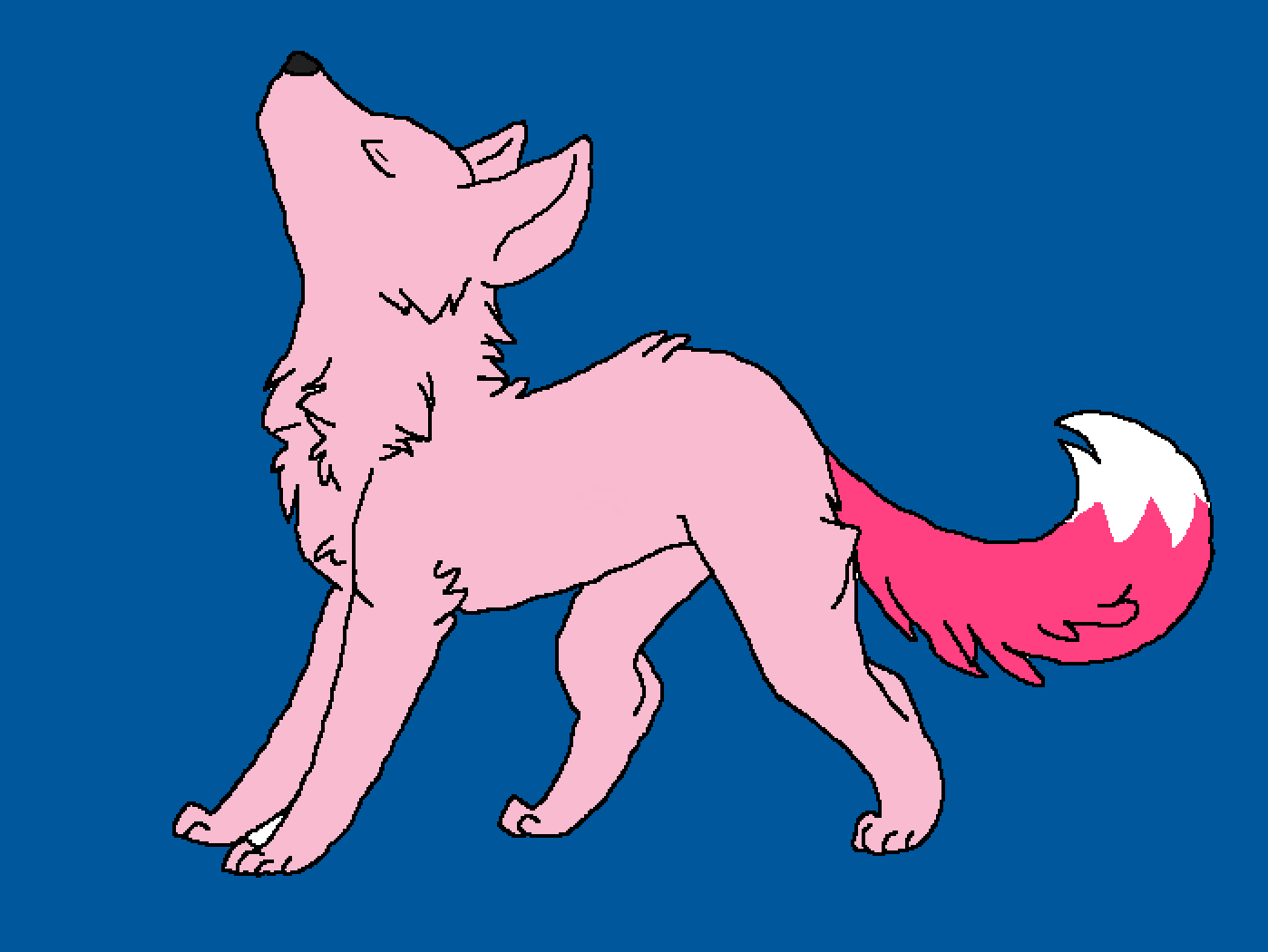 Editing Wolf howling - Free online pixel art drawing tool - Pixilart