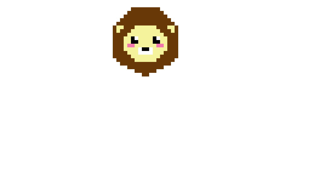 Editing Lion face - Free online pixel art drawing tool - Pixilart
