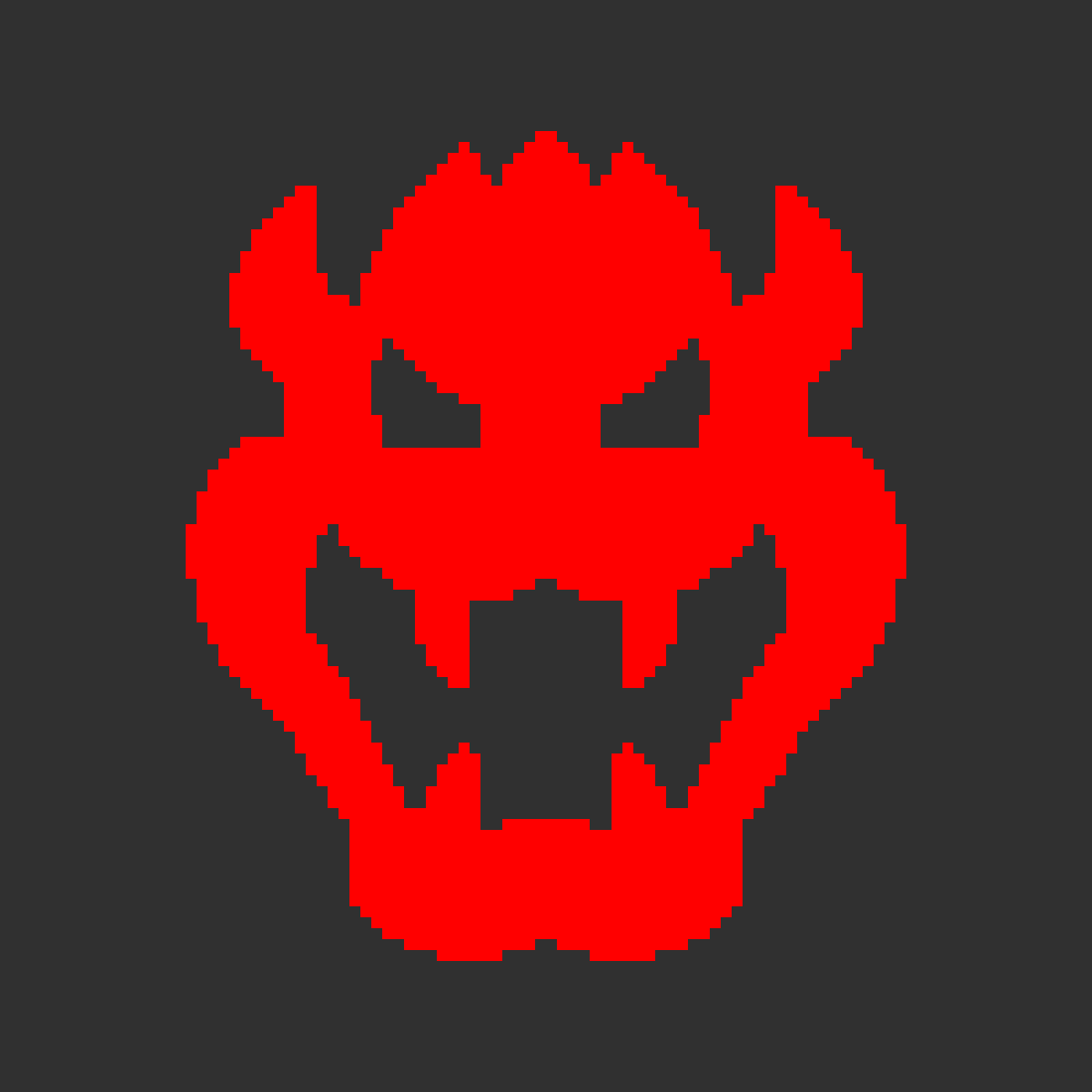 Pixilart - Bowser Logo by Spoon-Man