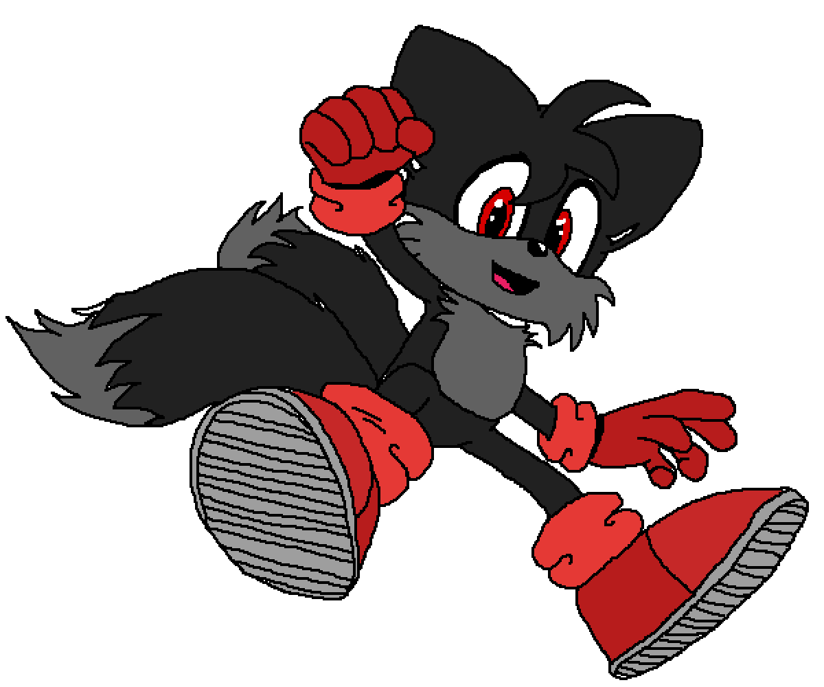 Pixilart - Dark Tails by AmongUsPro