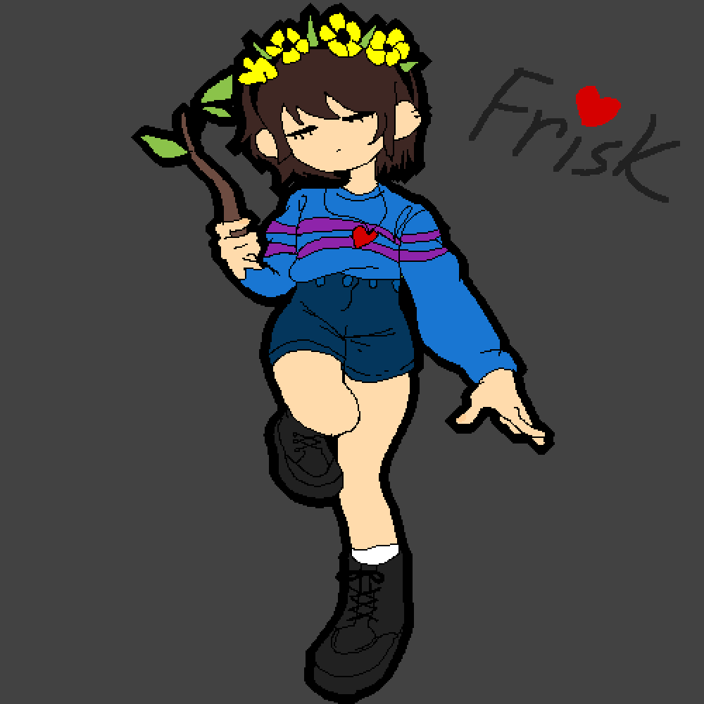 Pixilart - Frisk by lil-psycho